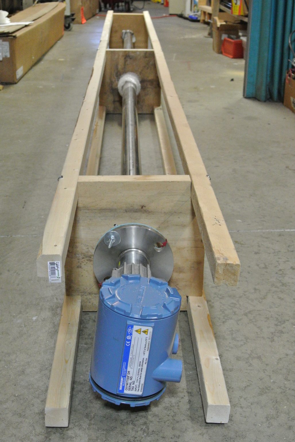 Rosemount 6888 Oxygen probe DR 12 feet long – head end 4 – RIGAS